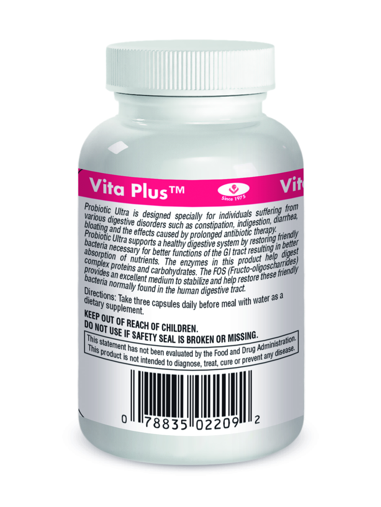 Vita Plus Ultra Probiotic- 90 Capsules | Vita Plus